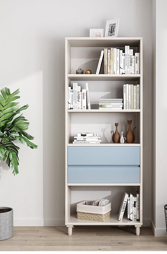JADE CARLTON Bookcase Book Shelf Nordic Solid Wood — Teak-Furniture ...