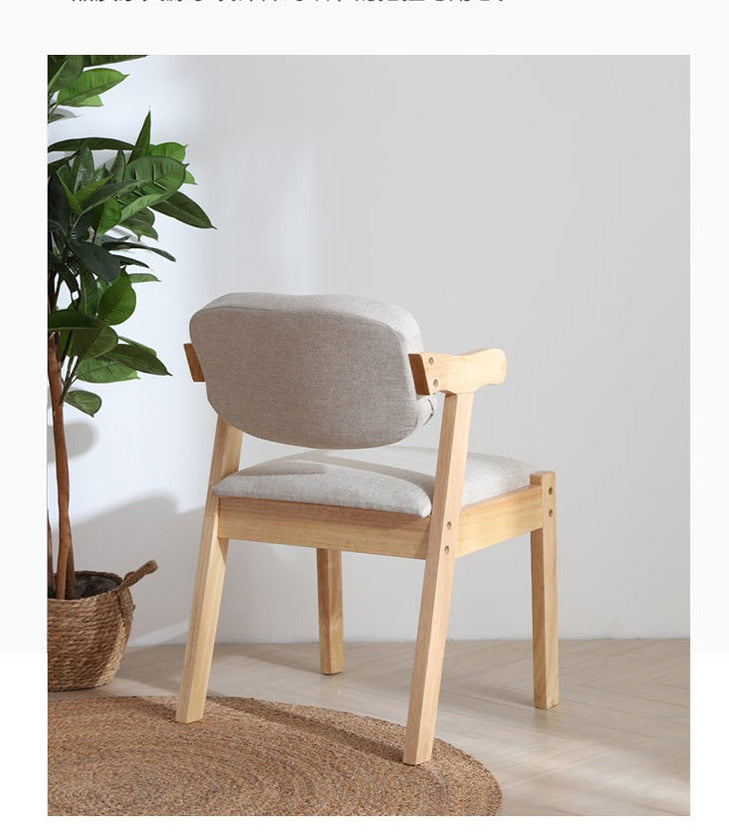 PEYTON CARLTON Chair Solid Wood Nordic — Teak-Furniture-Singapore.com